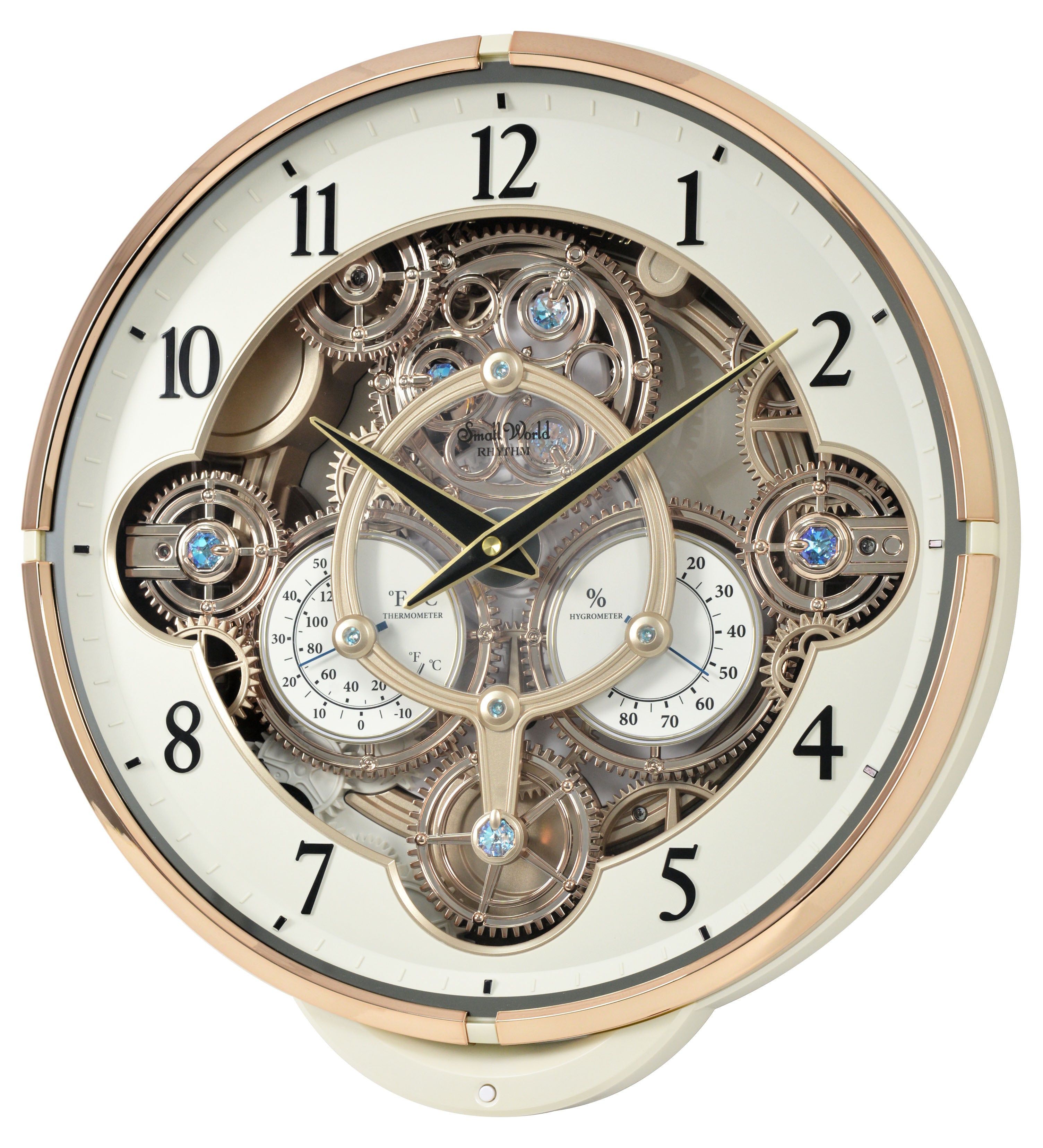 4MH900WU03 Gold Gadget Magic Motion – Rhythm Clocks