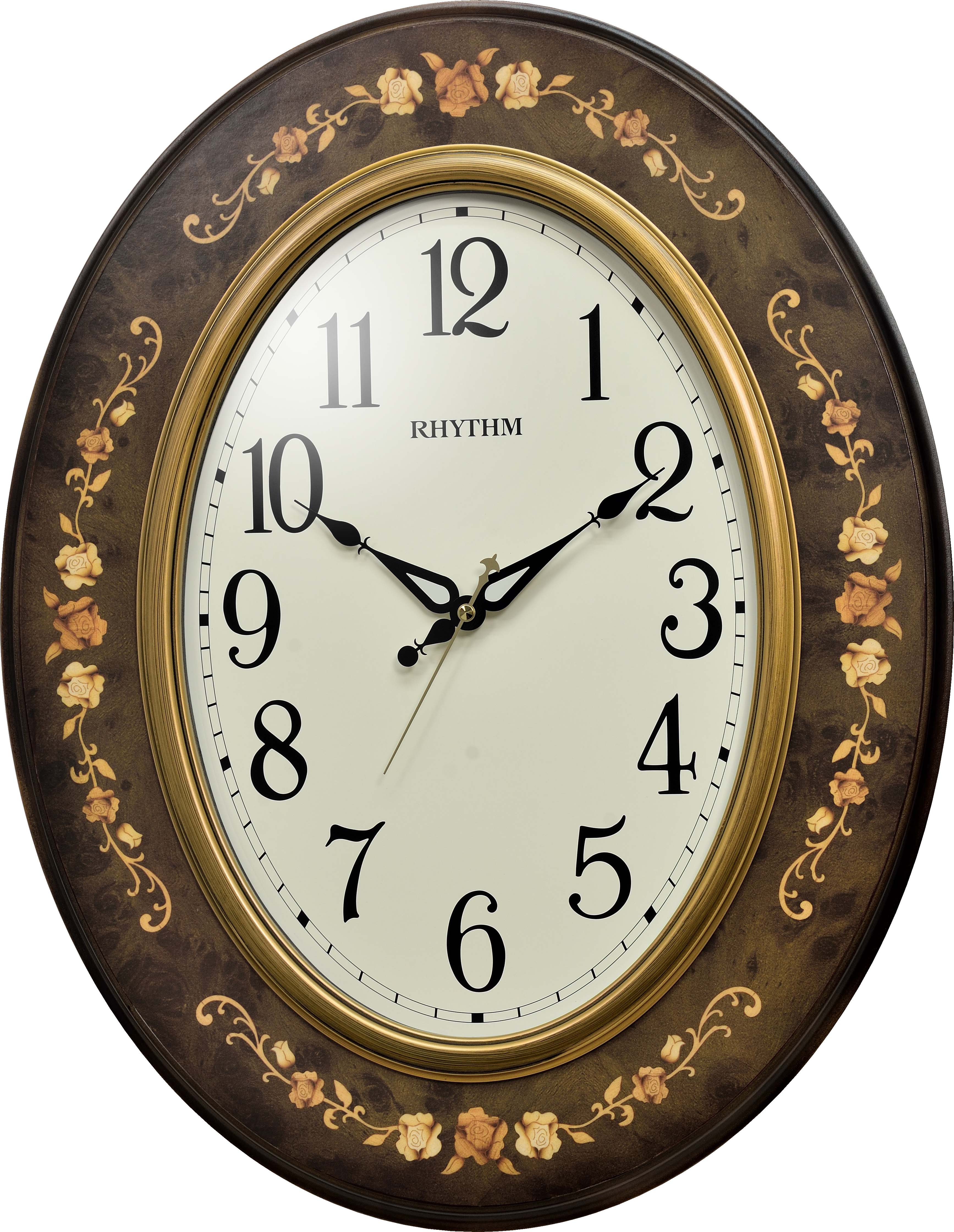 CMG298NR06 Jumbo Oval Decorative Clock – Rhythm Clocks