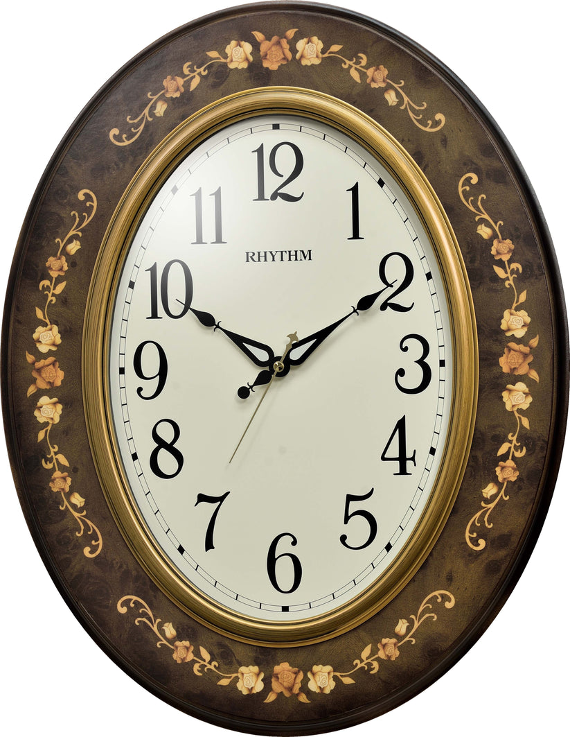 CMG298NR06 Jumbo Oval Decorative Clock – Rhythm Clocks