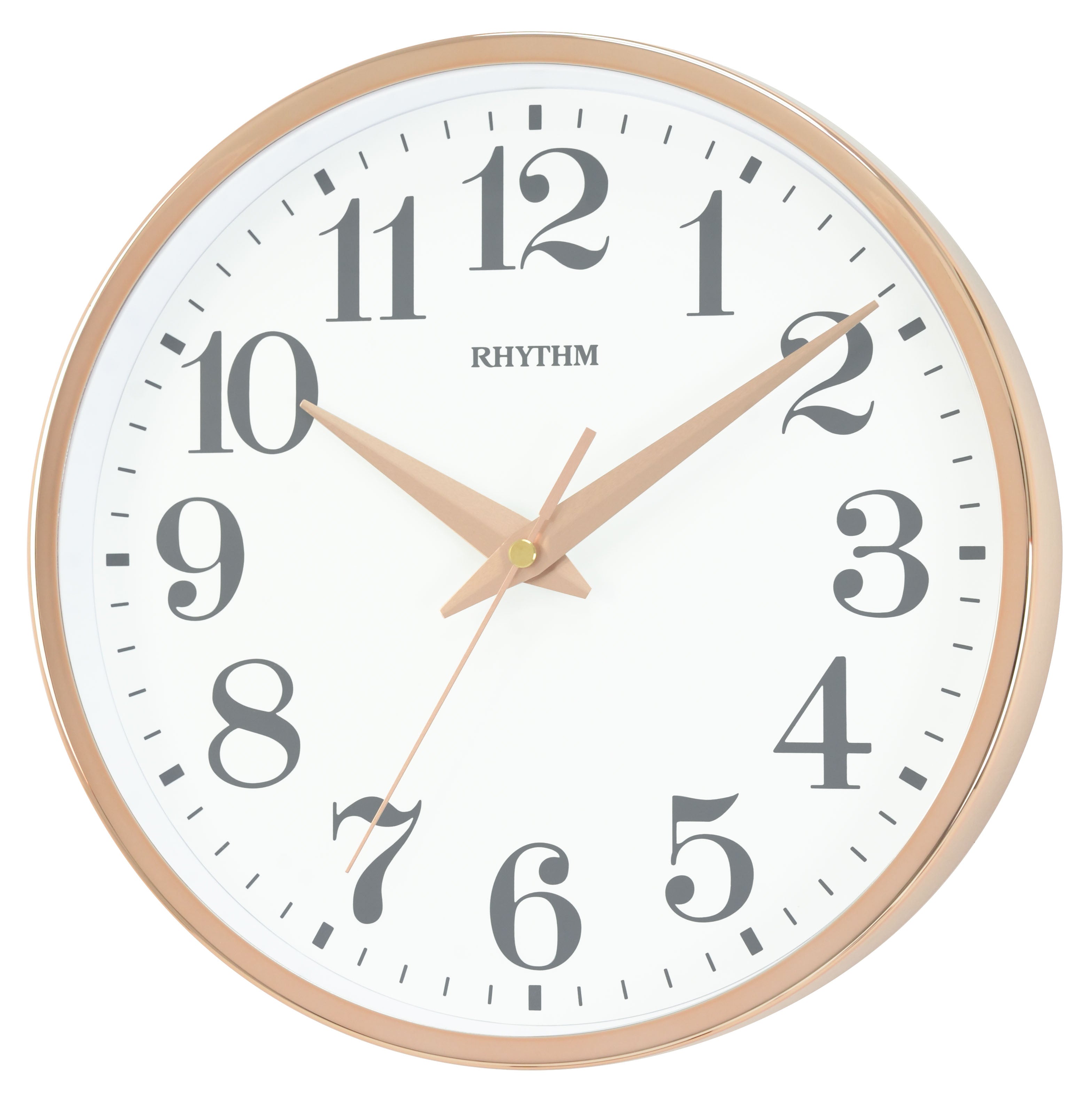 CMG606NR67 Pink Gold Compact Wall Clock – Rhythm Clocks