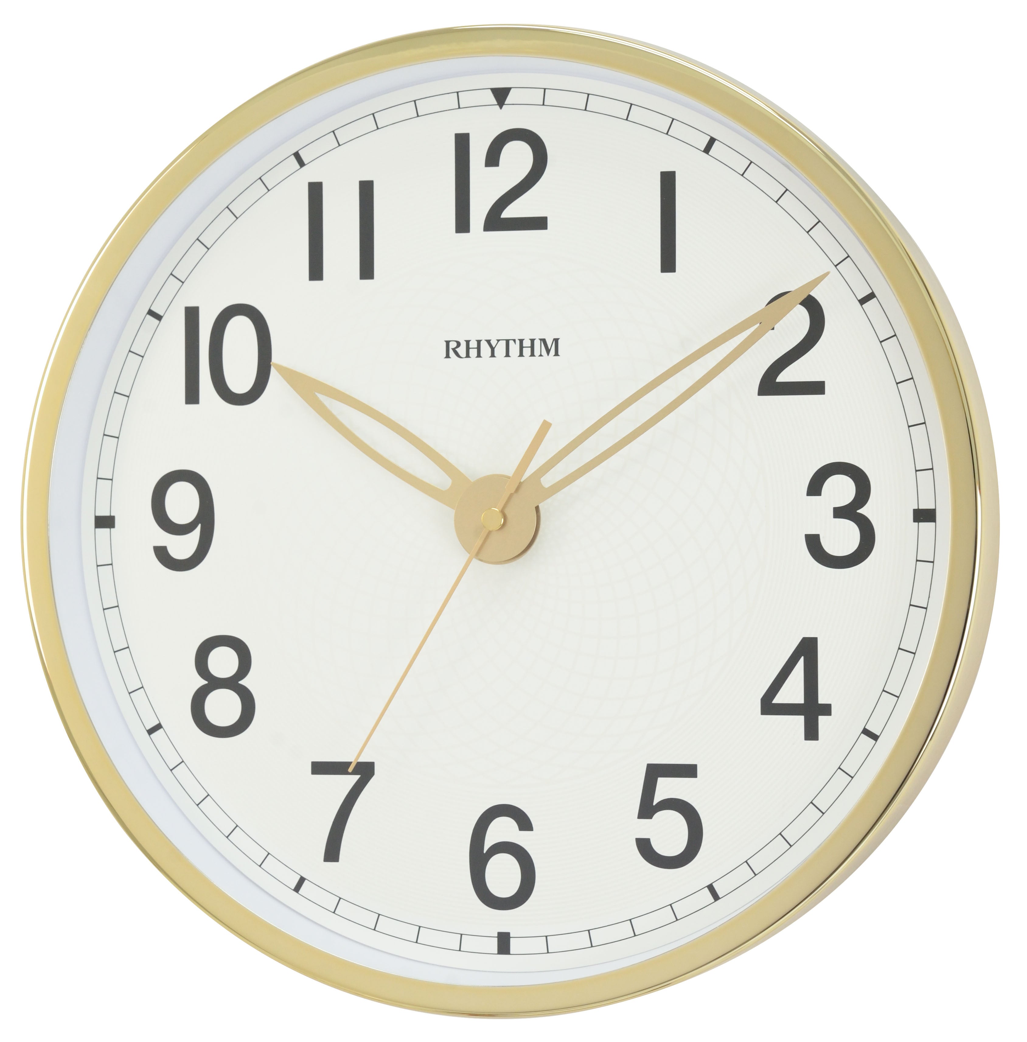 CMG607NR65 Shiny Gold Case Clock – Rhythm Clocks