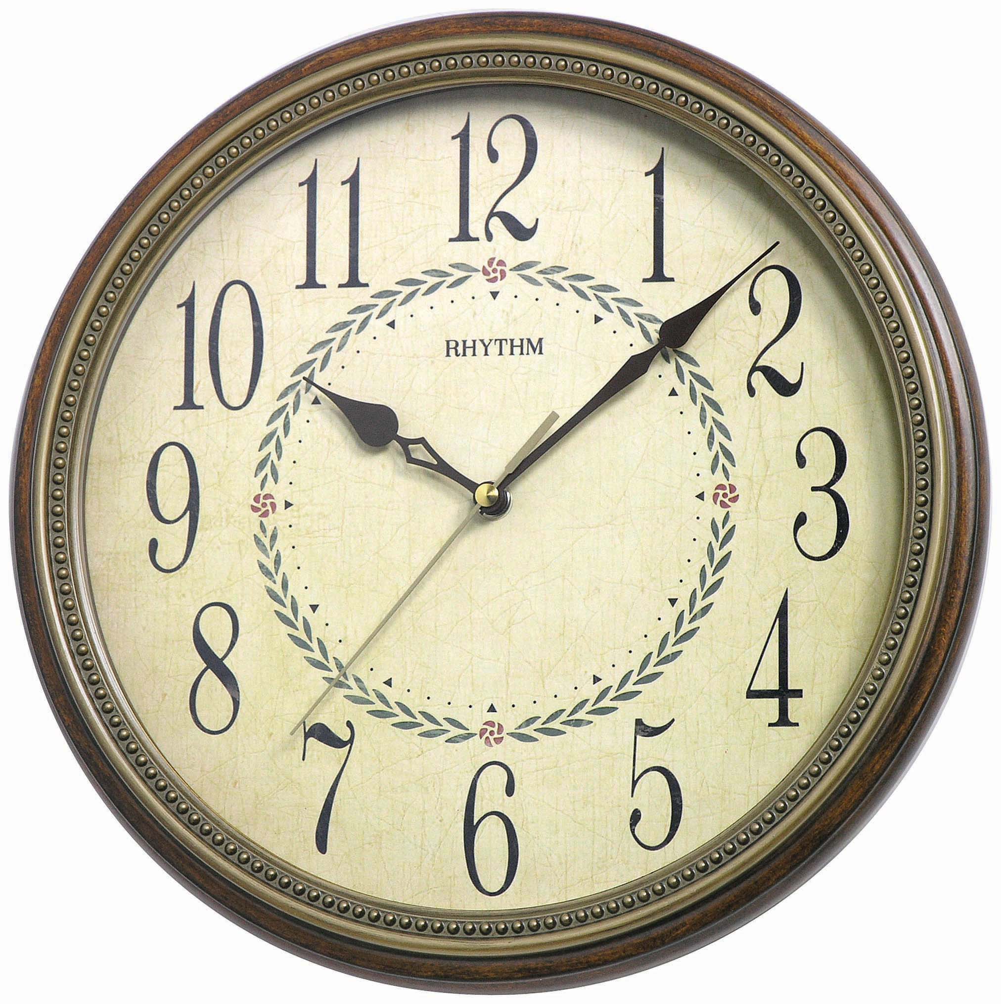CMG985NR06 Printed Wooden Clock – Rhythm Clocks